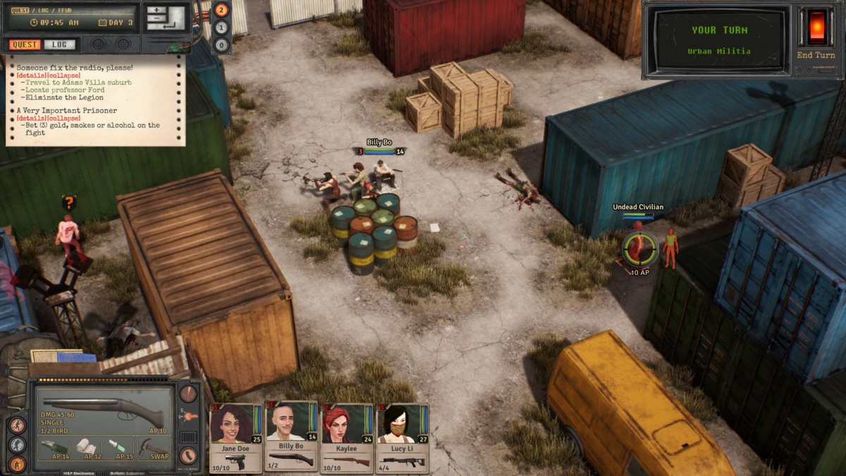 Urban Strife Game - TBS Survival RPG